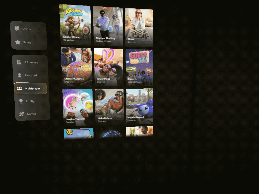 Lens Explorer – Spectacles Support