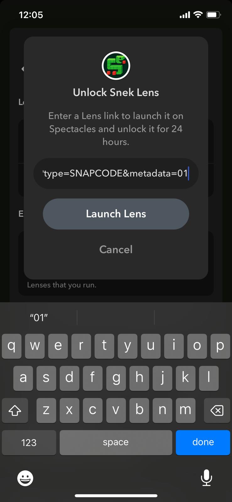 Lens Unlock – Spectacles Support